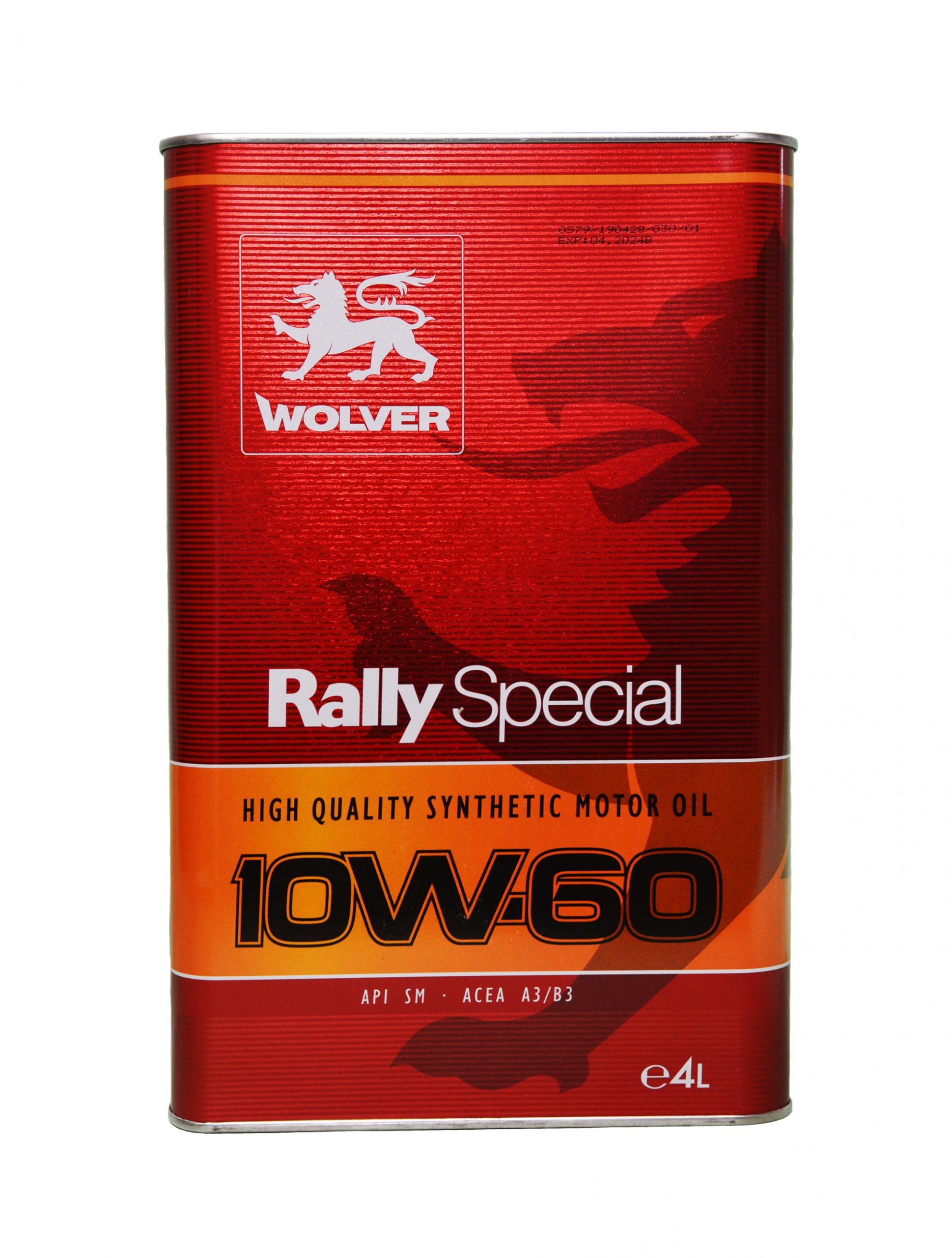 WOLVER Rally Special 10W-60 API SM 4L – GIT Motors